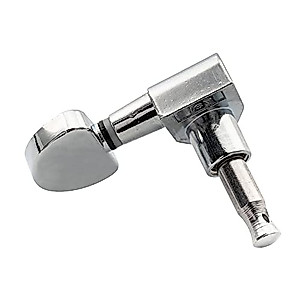 Musiclily 3+3 Epi Style Guitar Machine Head Sealed Tuners Tuning Pegs Set for Les Paul Style Electric Guitar or Acoustic Guitar Half Moon Button Chrome