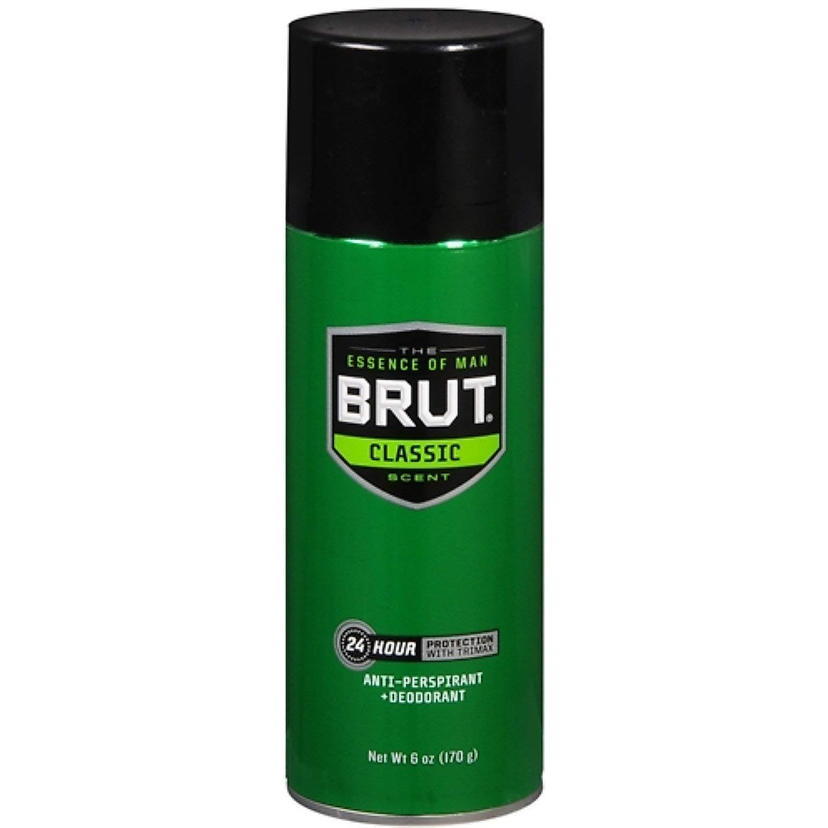 BRUT Anti-Perspirant Deodorant Spray, Classic 6 oz (Pack of 4)