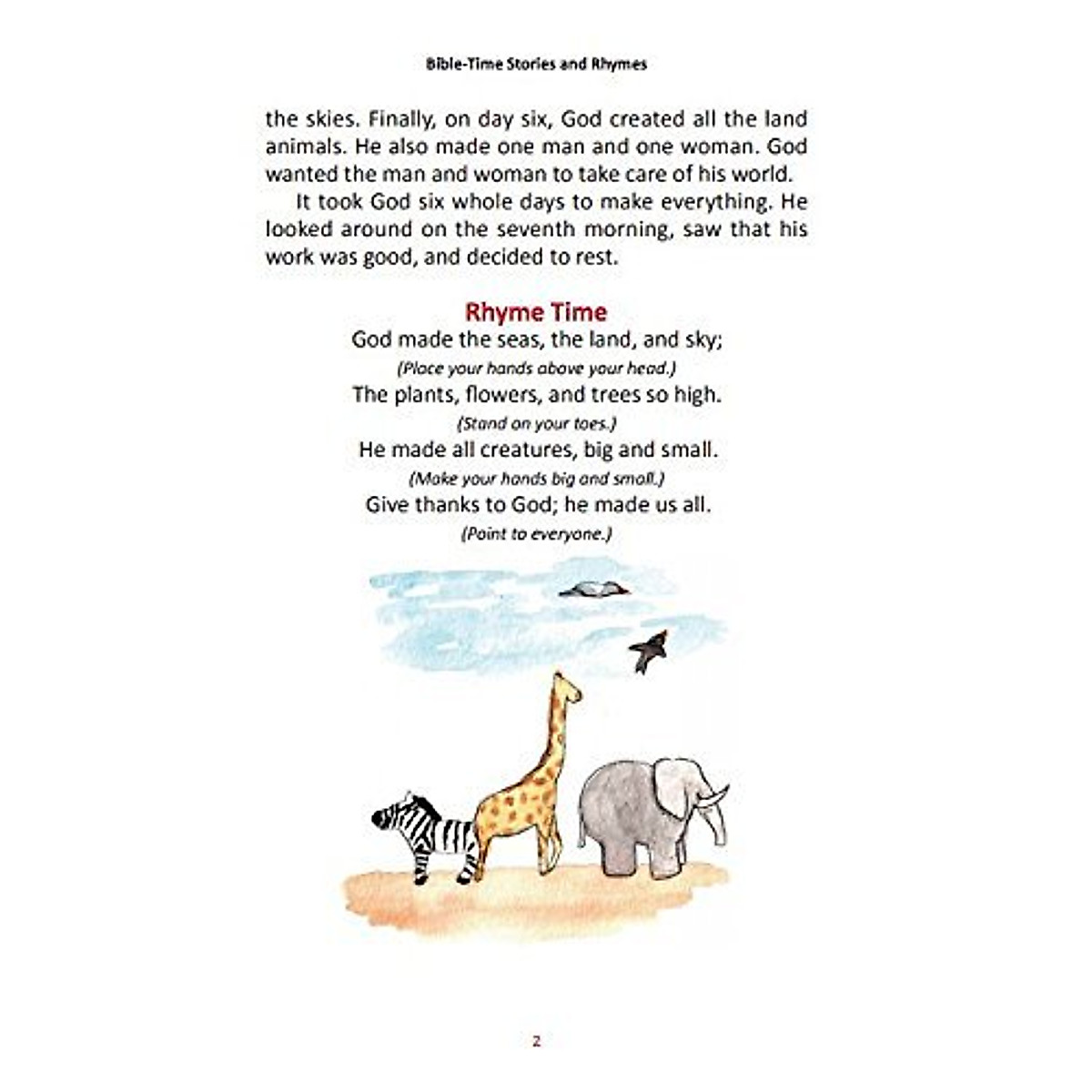 Bible Time Stories and Rhymes: 52 Bible Stories and Interactive Rhymes (Hardcover Book)