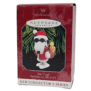 1998 Hallmark Keepsake Ornament Joe Cool Spotlight on Snoopy