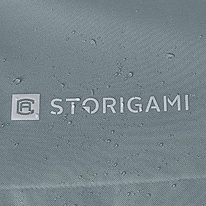 Classic Accessories Storigami Water-Resistant 36 Inch Easy Fold Lounge Chair Cover, Monument Grey, Patio Furniture Covers