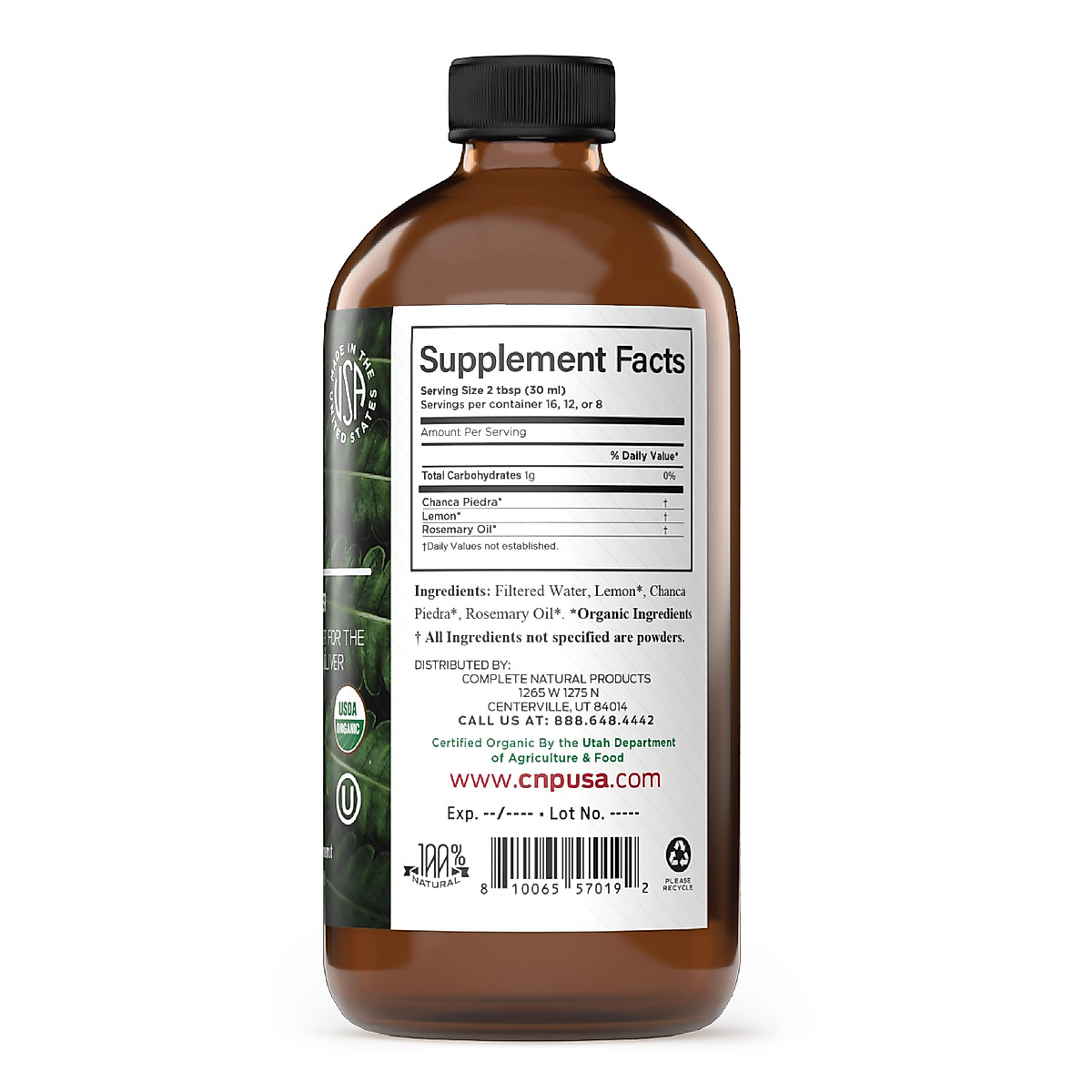 Organic Chanca Piedra Concentrate & Extract 16oz - Phyllanthus Niruri - Natural Liquid Stone Breaker & Crusher Tincture