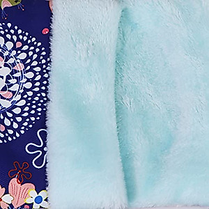 Wontee Small Pet Sleeping Pouch Sleep Bag Warm Bed Hideout for Hamsters Hedgehogs Sugar Gliders Squirrels (L, Blue Elk)