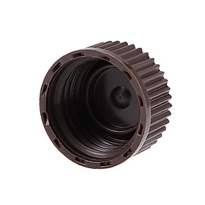 uxcell Plastic Lab Chemical Reagent Bottle 100ml/3.4oz Small Mouth Sample Sealing Liquid Storage Container Brown 5pcs