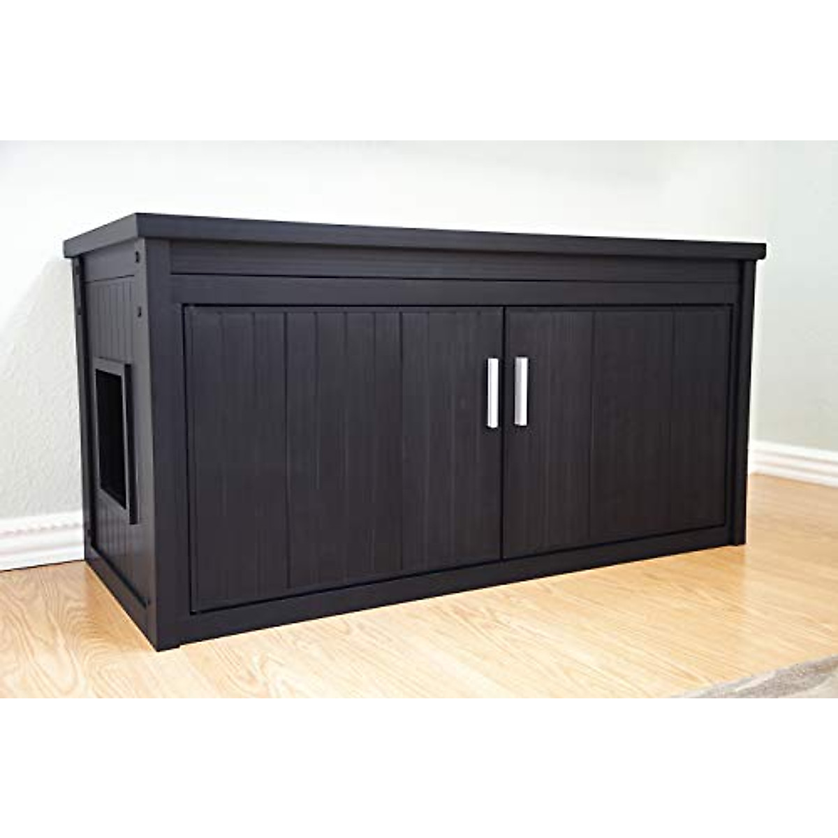 New Age Pet ECOFLEX® LitterLoo Bench Litter Box Cover -Espresso