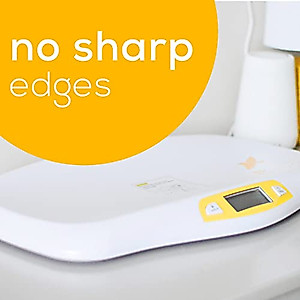 Beurer BY80 Digital Baby Scale, Infant Scale for Weighing in Pounds, Ounces, or Kilograms up to 44 lbs, Newborn Scale with Hold Function, Pet Scale for Cats and Dogs