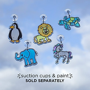 Yes Made by Me Animal Suncatcher Refill Pack 12 pk by Horizon Group USA, Multicolor, one Size