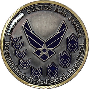 Military Productions Air Force Oath of Enlistment Challenge Coin
