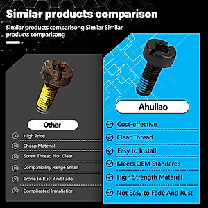 394589-01 Screw Compatible with Dewalt Miter Saw Stand - Replace for DWS779 DWS780 DW703 DW704 DW705S - 2 Pack