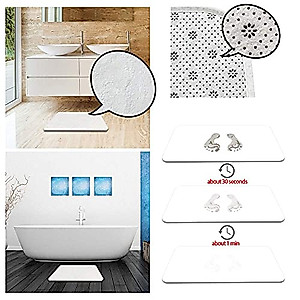 Tree Cardinals Bath Mat Abstract Birch Tree Forest Red Bird on Branches Leafless White Gray Fall Nature Winter Holiday Merry Christmas Bathroom Decor Memory Foam Kitchen Rug,16x24 Inch