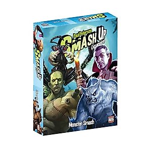 AEG Smash Up: Monster Smash Expansion | Action-Packed Family Card Game | Giant Ants, Mad Scientists, Vampires, Werewolves | 2-4 Players | Ages 14+