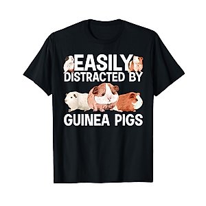 Cute Guinea Pig Art For Men Women Kids Guinea Pig Cavy Lover T-Shirt