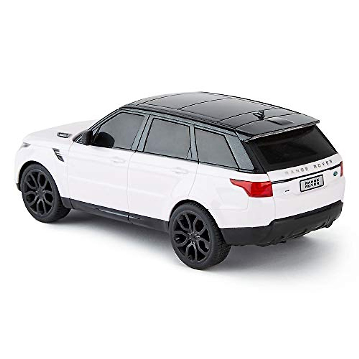 CMJ RC Cars Range Rover RC Remote Control Car Sport White 2.4Ghz 1:24 Scale. Great Kids Play Toy Auto
