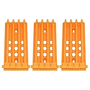 Pigeons Bands Rack Frame, Pigeons Leg Rings Holder 3Pcs Save Space 4 Column for Pigeons Farm Yellow