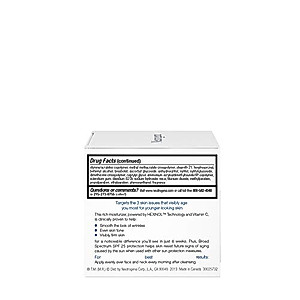 Neutrogena Triple Age Repair Anti-Aging Daily Facial Moisturizer with SPF 25 Sunscreen & Vitamin C, Firming Face & Neck Cream for Dark Spots with Glycerin & Shea Butter, 1.7 Ounce