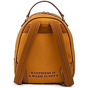 Loungefly Peanuts Charlie and Snoopy Sunset Womens Double Strap Shoulder Bag Purse