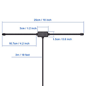 Bingfu 4G LTE SMA Male Antenna 4G LTE Cellular Adhesive Mount Dipole Antenna Compatible with 4G LTE Wireless Router Cellular Trail Camera Game Camera Outdoor Security Camera