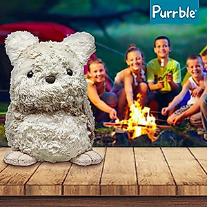 Purrble - Calming Toy Companion with Dynamic Heartbeat and Soothing Purr - Interactive Plush Companion for All Ages - Stuffed Animal Doll for Emotion Regulation - Cuddle and Pet Plushies
