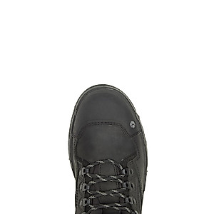 Wolverine Men's Legend 6 Inch Waterproof Comp Toe-M Work Boot, Black/Yellow, 10 M US