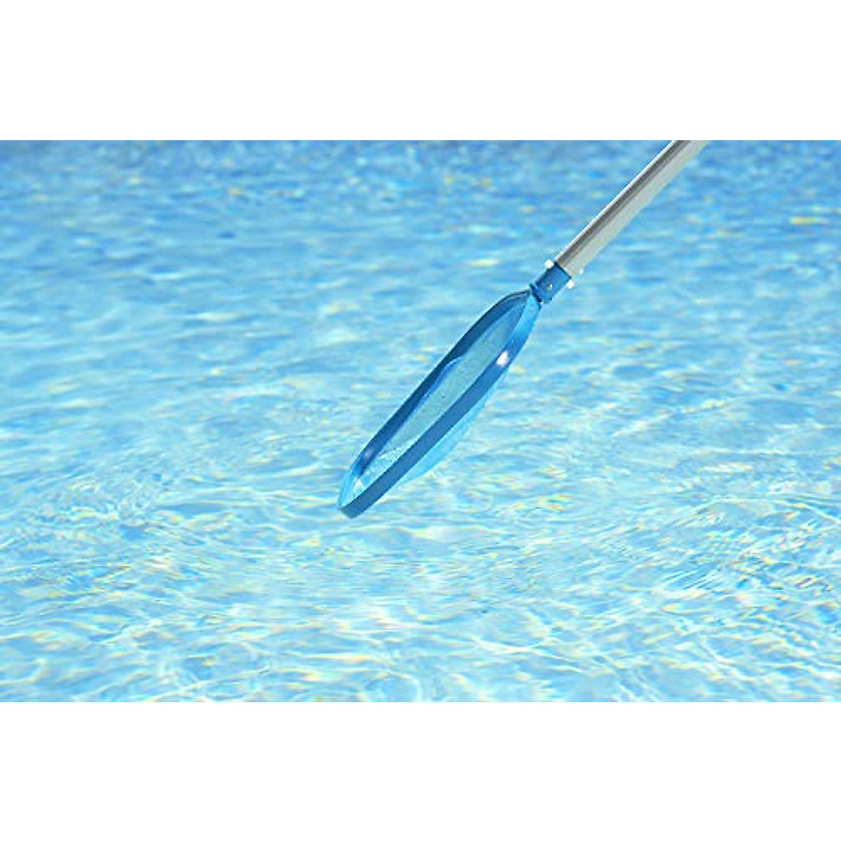 Poolmaster 18210 Aluminum Leaf Skimmer, Medium, Blue
