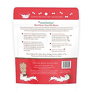 CocoTherapy Coco-Milk Bones Dog Treat (Red Velvet) 6 Oz.