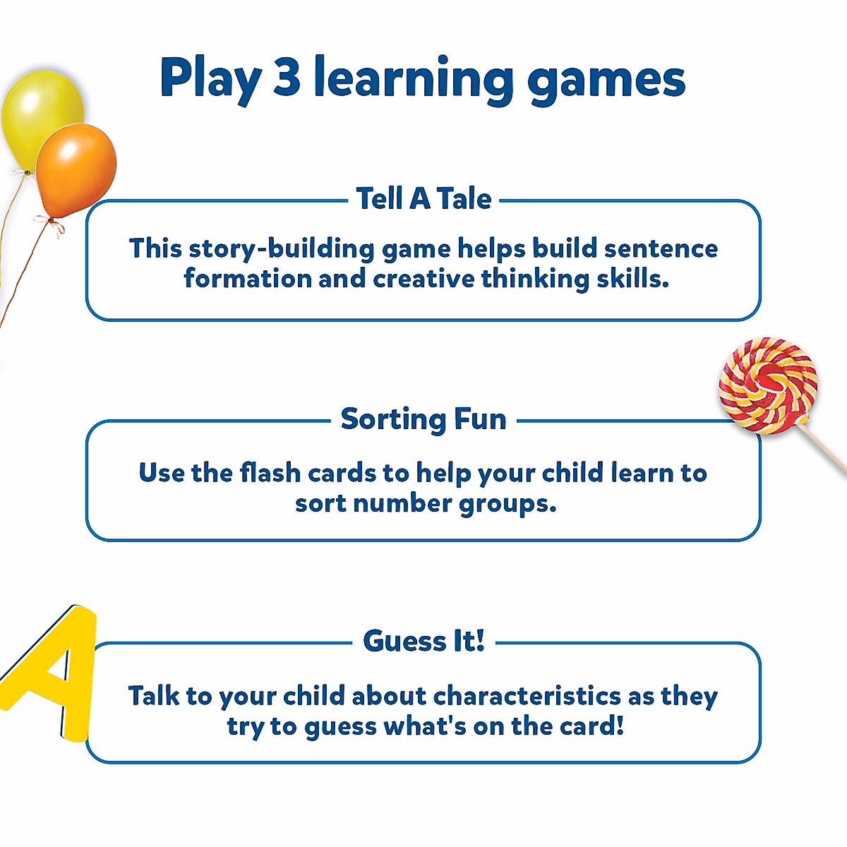 Skillmatics Thick Flash Cards for Toddlers - Letters, Numbers, Shapes & Colors, Montessori Toys & Games, Preschool Learning Activities and Toddler Toys for Kids 1, 2, 3, 4 Years