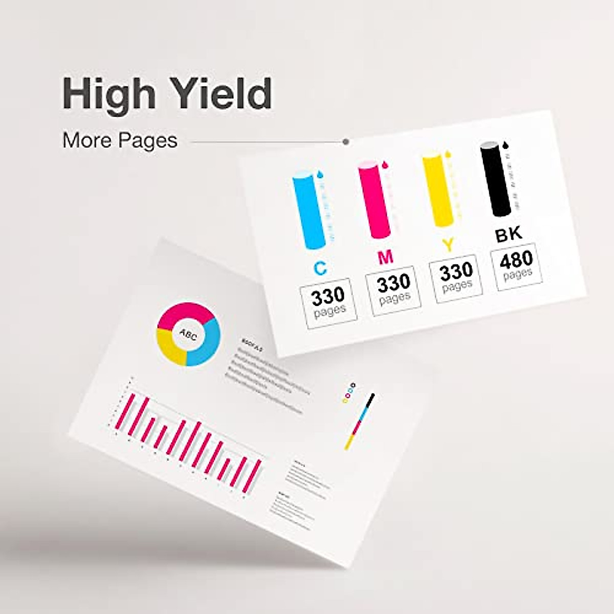 LEMERO 63XL Remanufactured Ink Cartridge Replacement for HP 63 63XL 63 XL for Envy 4520 OfficeJet 3830 4650 5258 Deskjet 3630 Printer ( Black, Color, 2 Pack )