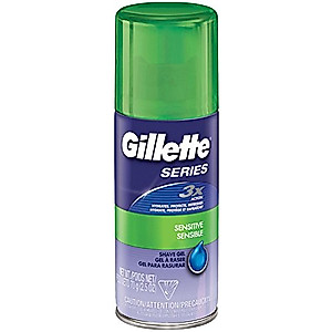 Gillette Series Shave Gel for Sensitive Skin, 2.5 Ounce
