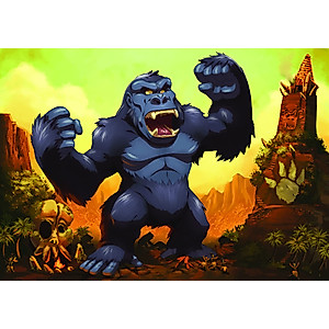 IELLO: Monster Pack King Kong Expansion, Strategy Board Game, Introduces King Kong Into The Roster, 2 to 6 Players, 30 Minute Play Time, Ages 8 and Up