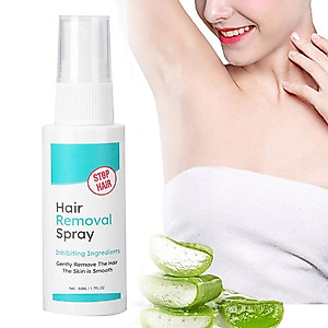 Hair Remover Spray, Body Hair Removal Cream, Inhibitor Painless Permanent Depilatory Cream Nourishing Hair Inhibitor For Men and Women(50ml)