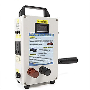 Portable Hand Crank Generator Emergency Power Supply Charger USB Output Camping Outdoor