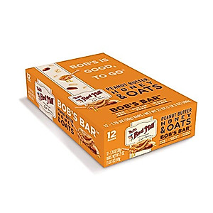 Bob's Red Mill Peanut Butter Honey & Oat Bob's Bars, 1.76 Ounce (Pack of 12)