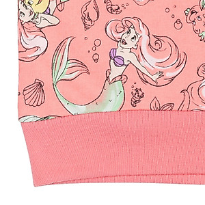 Disney Princess Ariel Little Girls French Terry Sweatshirt Ariel 7-8