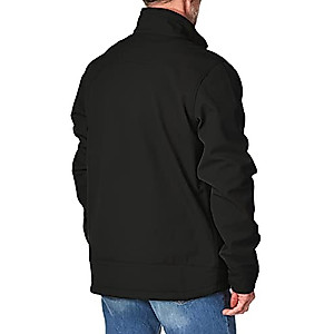 Carhartt Men's Rain Defender Relaxed Fit Heavyweight Softshell Jacket, Black, X-Large
