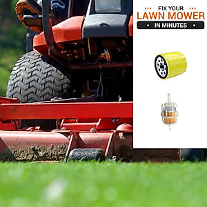 52 050 02 Oil Filter with Fuel Filter for Kohler M18 - M20, CV11 - CV22, CH11 - CH16, SV600 SV610 SV620 SV730 SV830 Engine 52-050-02-S 25-050-34-S 52-050-02-S1 Lawn Mower