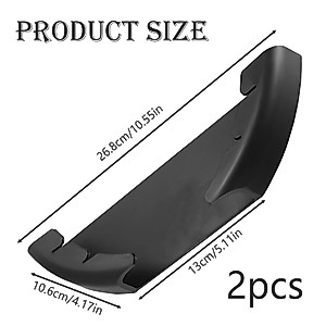 ALAHUGYEF Black Plastic Pot Lid Organizer for Cabinet, 2pcs