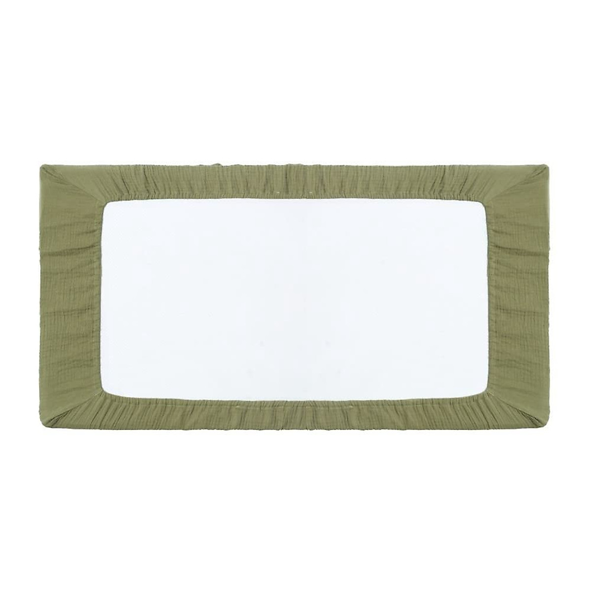 1 Pack Premium Stretchy Crib Sheets Quality Pad Cover - Ultra Soft Cotton Hypoallergenic, Silky Comfort Knit Sheets, Safe and Snug Bed Decoration for Baby Newborn (Green)