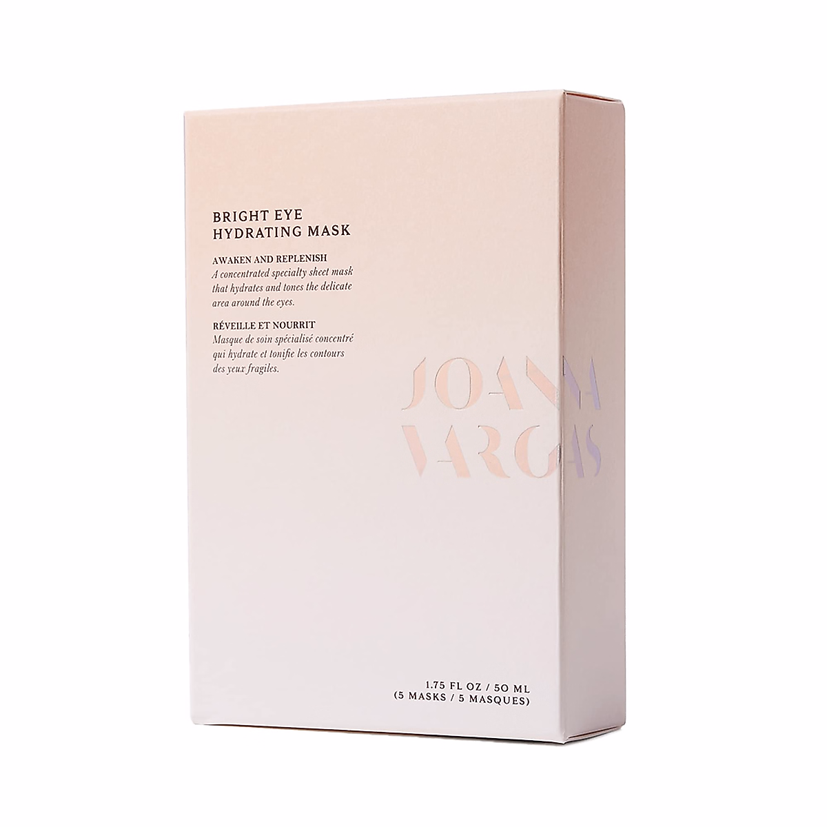 Joanna Vargas Bright Eye Hydrating Mask. Concentrated Ultra-Luxe Bamboo Hydration Sheet Masks Target Dark Circles, Expression Lines and Skin Tone. 5 Sheets (0.35 oz/sheet)