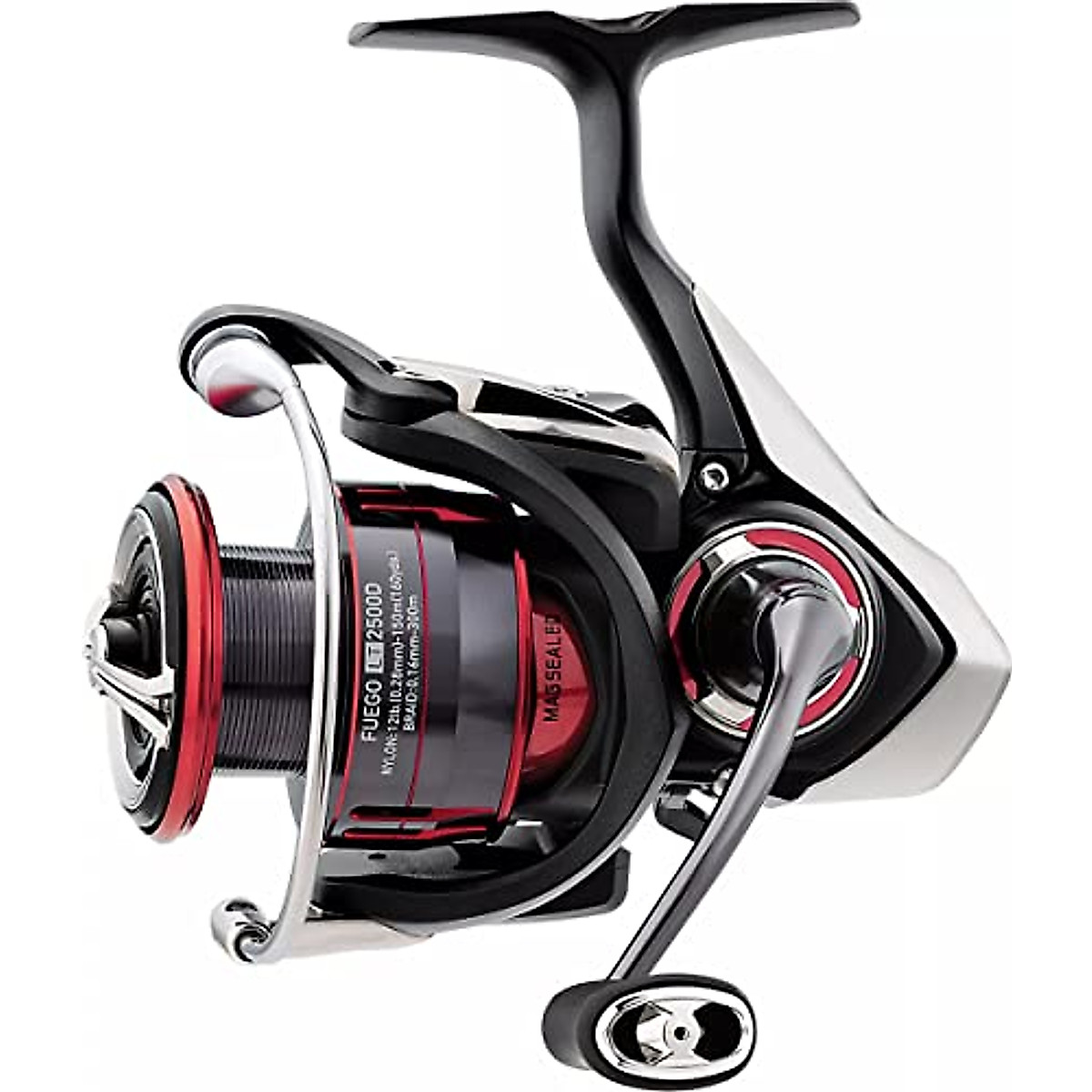 Daiwa FGLT2500D Fuego LT Spinning Reel with 6+1 5.3:1 FGLT2500D, Black