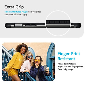 TUDIA OnePlus 3T / OnePlus 3 Case, Slim-Fit Heavy Duty [Merge] Extreme Protection/Rugged but Slim Dual Layer Case for OnePlus 3T, OnePlus 3 (Metallic Slate)