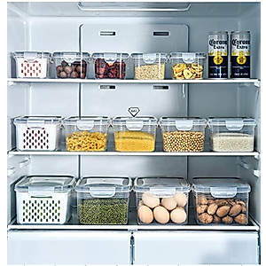 Fruit Vegetable Storage Containers for Fridge,3 PCS Produce Saver Containers for Refrigerator Organizer Bins,Plutuus BPA free Plastic Produce Keepers with Lid & Colander for Salad Berry Lettuce watermelon Storage