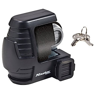 Master Lock Trailer Lock, Trailer Coupler & Receiver Lock Combo Pack, 3794DAT , Red