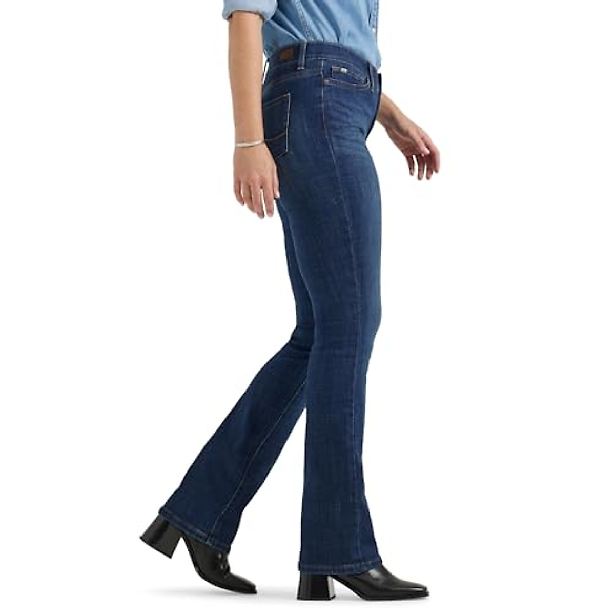 Lee Women's Ultra Lux Comfort with Flex Motion Bootcut Jean Royal Chakra 18 Medium