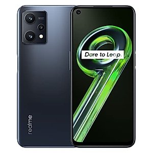 realme 9 Dual SIM 64GB ROM + 4GB RAM (GSM only | No CDMA) Factory Unlocked 5G Smartphone (Meteor Black) - International Version