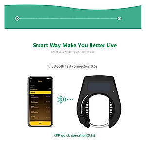 Solar Bike Lock Bluetooth Smart Lock Anti Theft Alarm Keyless Phone APP Control Waterproof Bicycle Lock MTB Bicycle Accessories