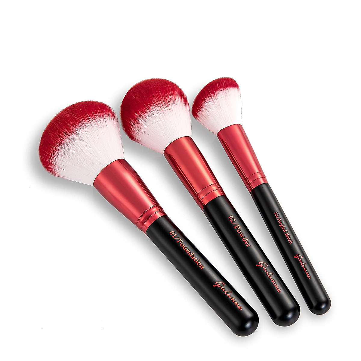 GULANNE Makeup Brushes Set, Make up Brushes with case,Free Makeup Brush Cleaner, 12 Pcs with 13 Brush Heads,Great Gifts For Girls