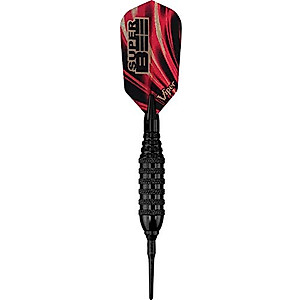 Viper Super Bee Soft Tip Darts: Black Coated Brass, 16 Grams