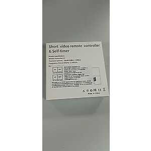 TIK Tok Bluetooth Remote Control, Tiktok Wireless Scrolling Control Page Turner Rechargeable with Ring Design and Charging Case Compatible with iOS/Android