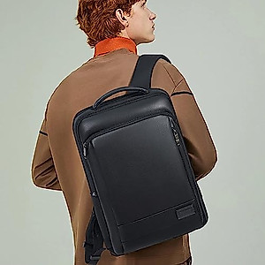 Botimmy Business Backpack for Men Multi-Functional 15.6 Inch Laptop Backpack with USB Charging Water Resistant Travel Durable Men Backpack Airline Approved Black