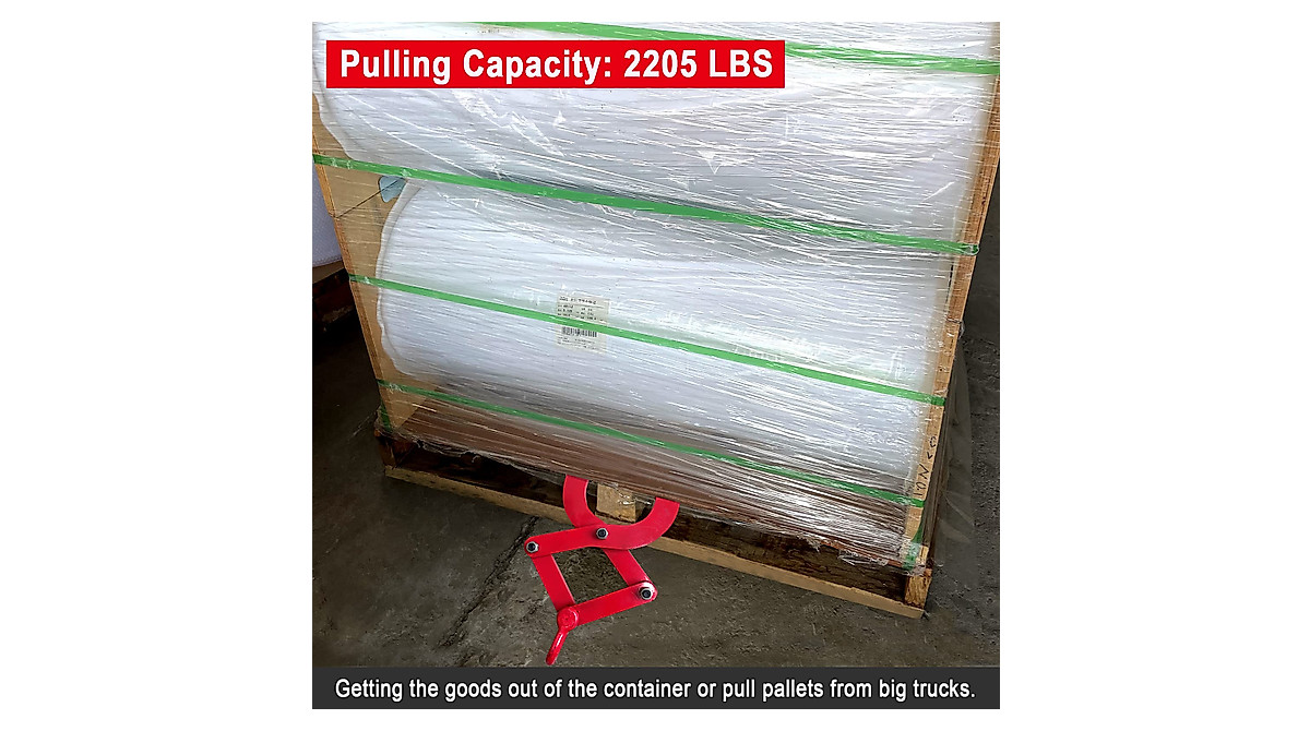 Pallet Puller 1T/2205lbs Capacity Heavy Duty Steel Single Scissor for ...